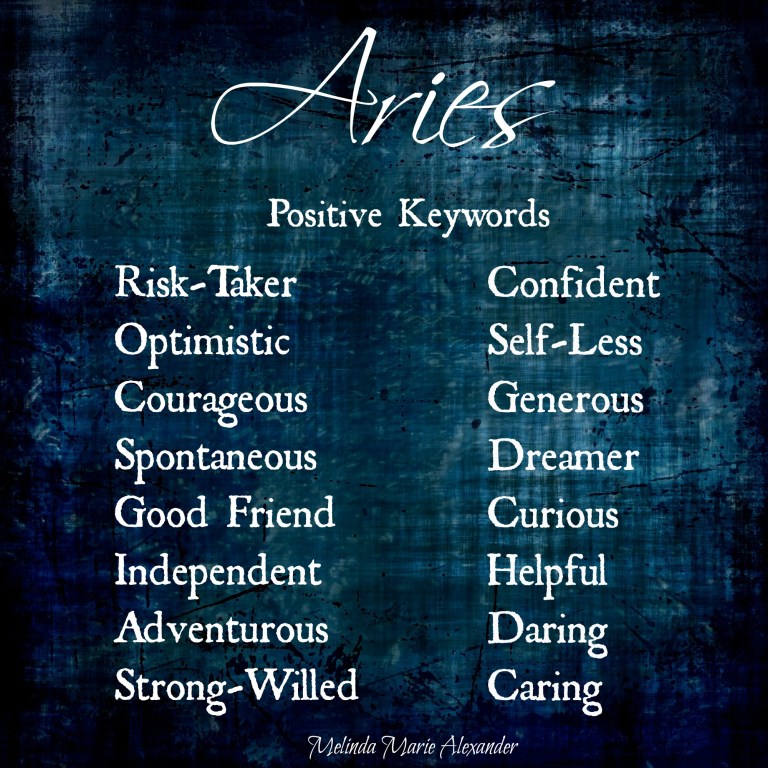 Zodiac Trait: Keywords | Melinda Marie Alexander